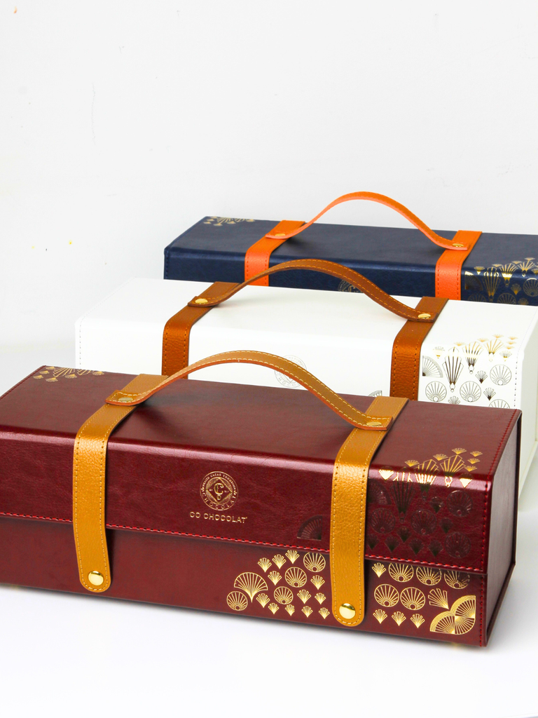 Golden Hour Trove Box - Standout Navy and Tangerine - Co Chocolat ...